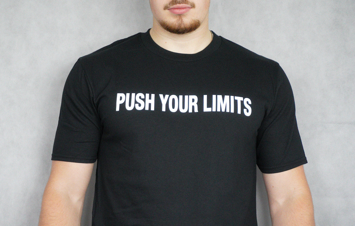 PUSH YOUR LIMITS T-Shirt BLACK – THE P.Y.L BRAND